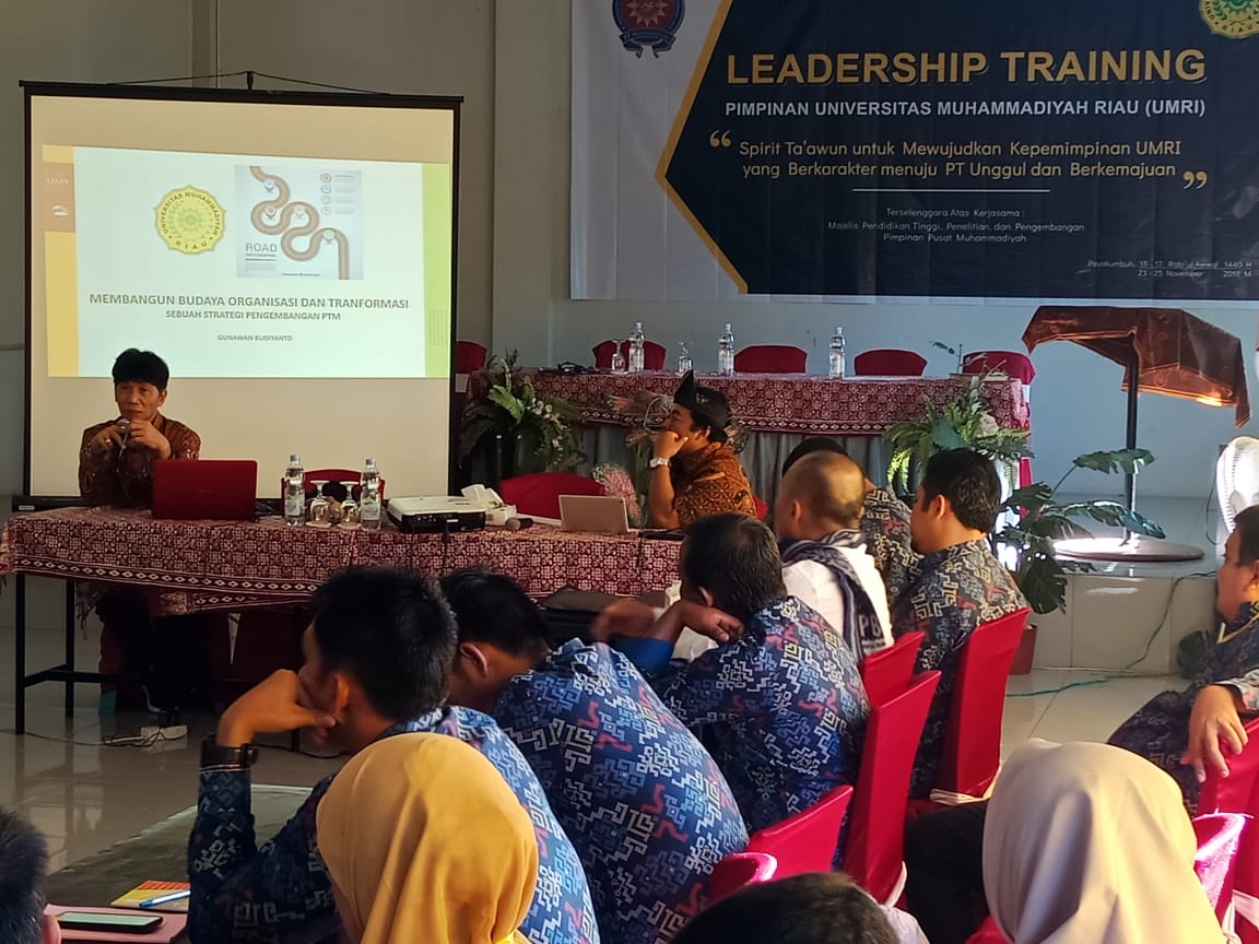 UM Riau, Selenggarakan Leadership Training untuk Tingkatkan Skill Kepemimpinan