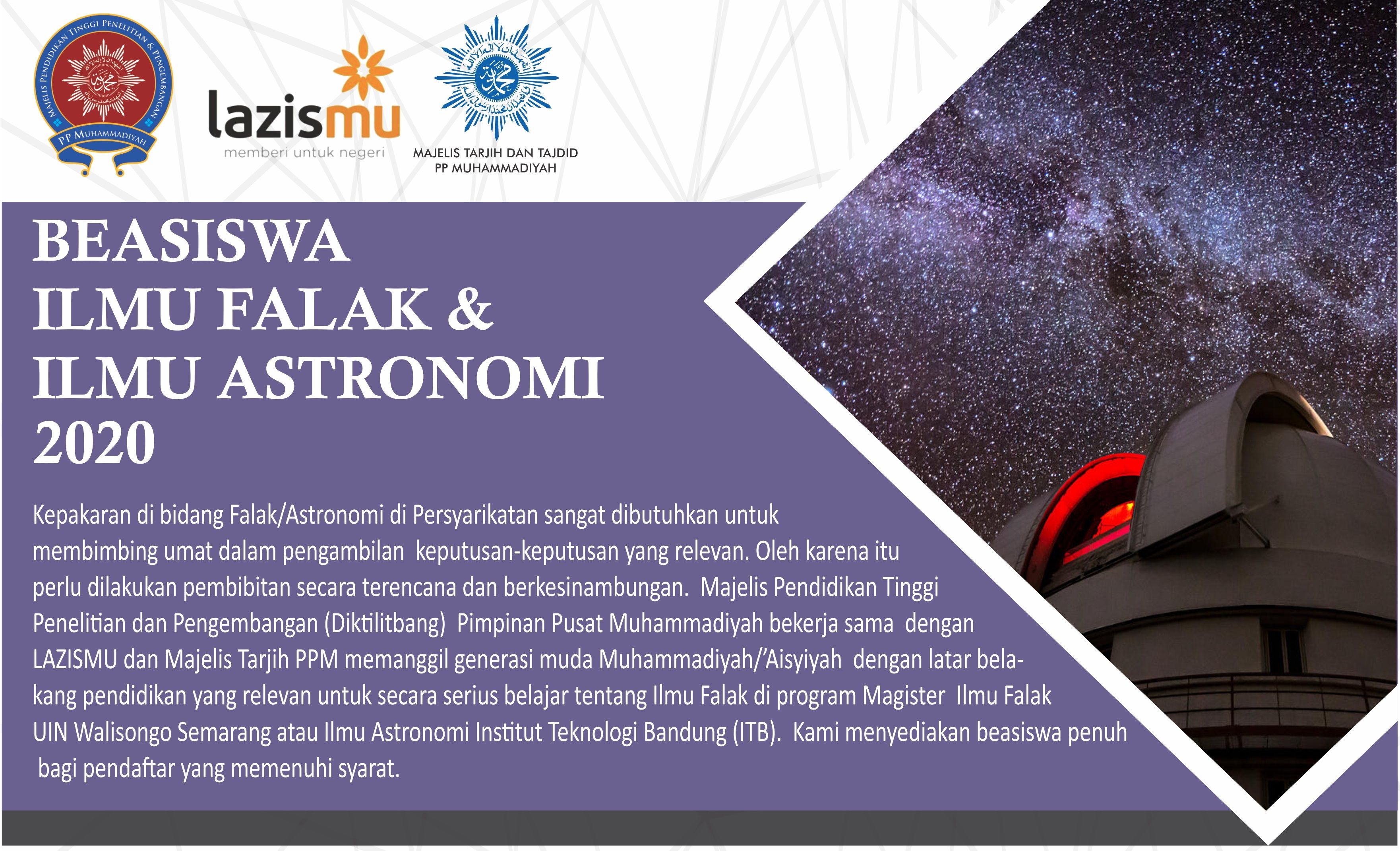 Terima Beasiswa Ilmu Falak dari Lazismu, 6 Mujahid Kalender Islam Global Siap Menempuh Studi ...