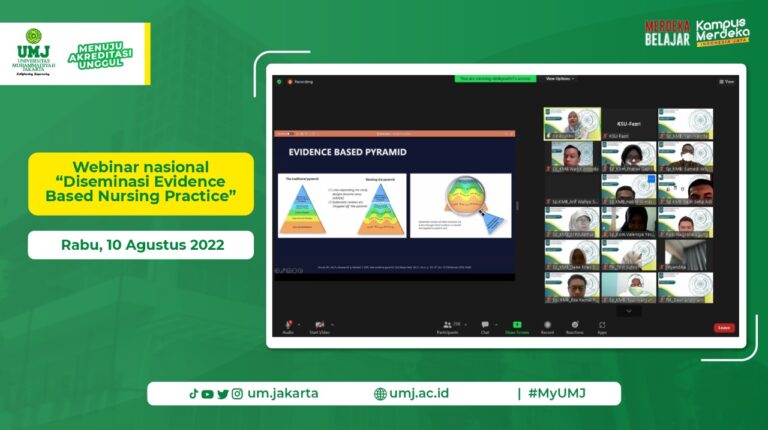 Webinar UMJ Garis Bawahi Pentingnya Pelayanan Terbaik bagi Perawat