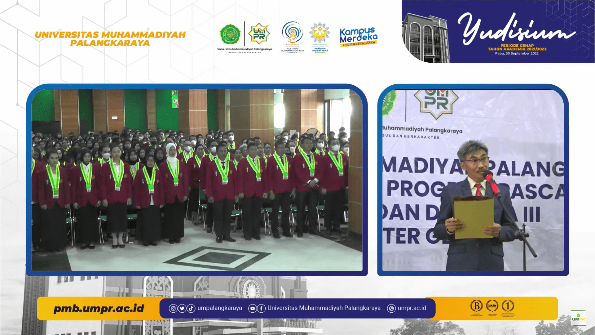 653 Mahasiswa UMPR Resmi Yudisium